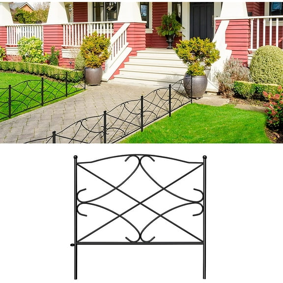 Folding Wire Garden Fence