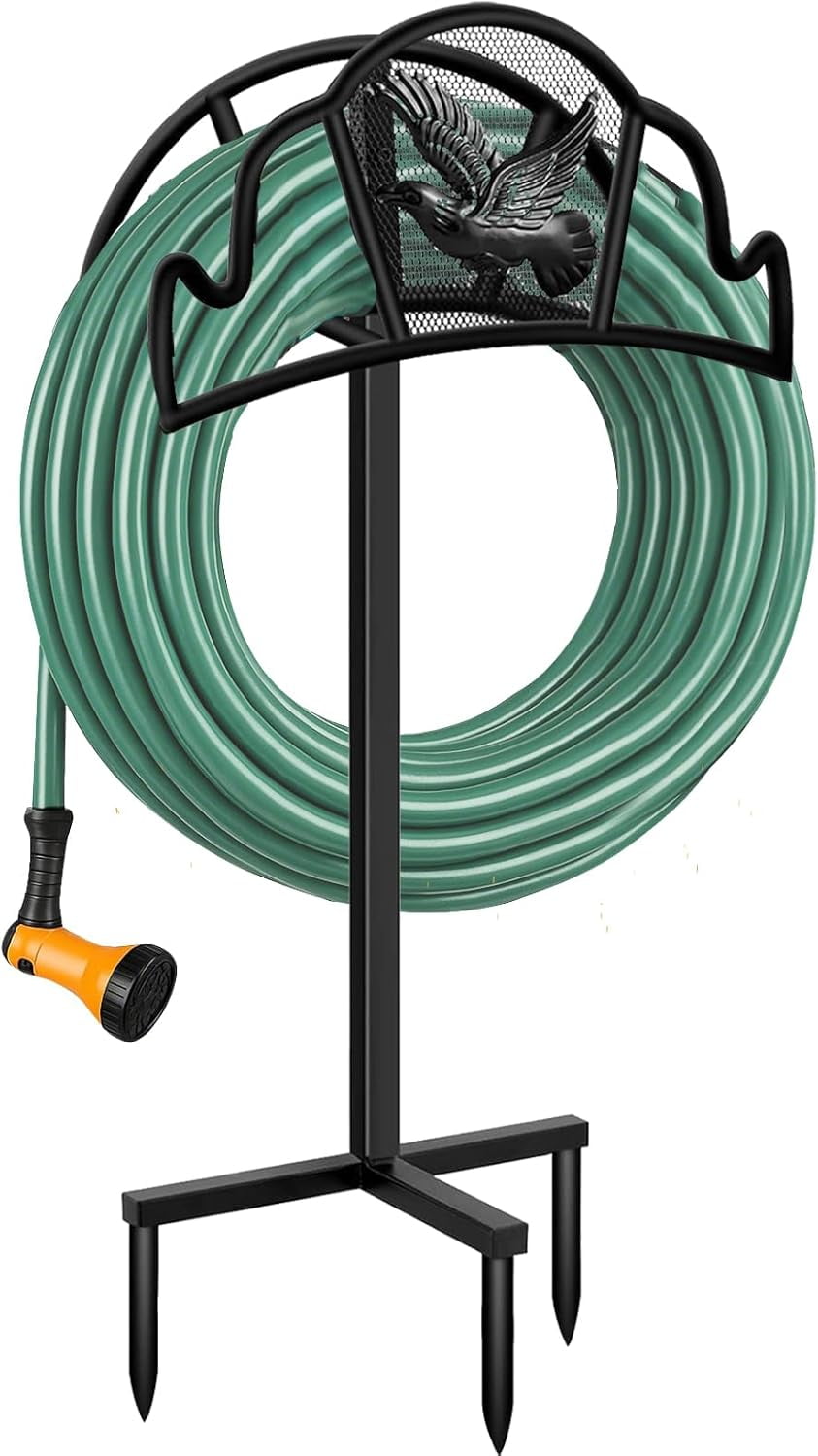 AMAGABELI GARDEN &HOME Hose Holder for Outside Thick Stand Freestanding ...