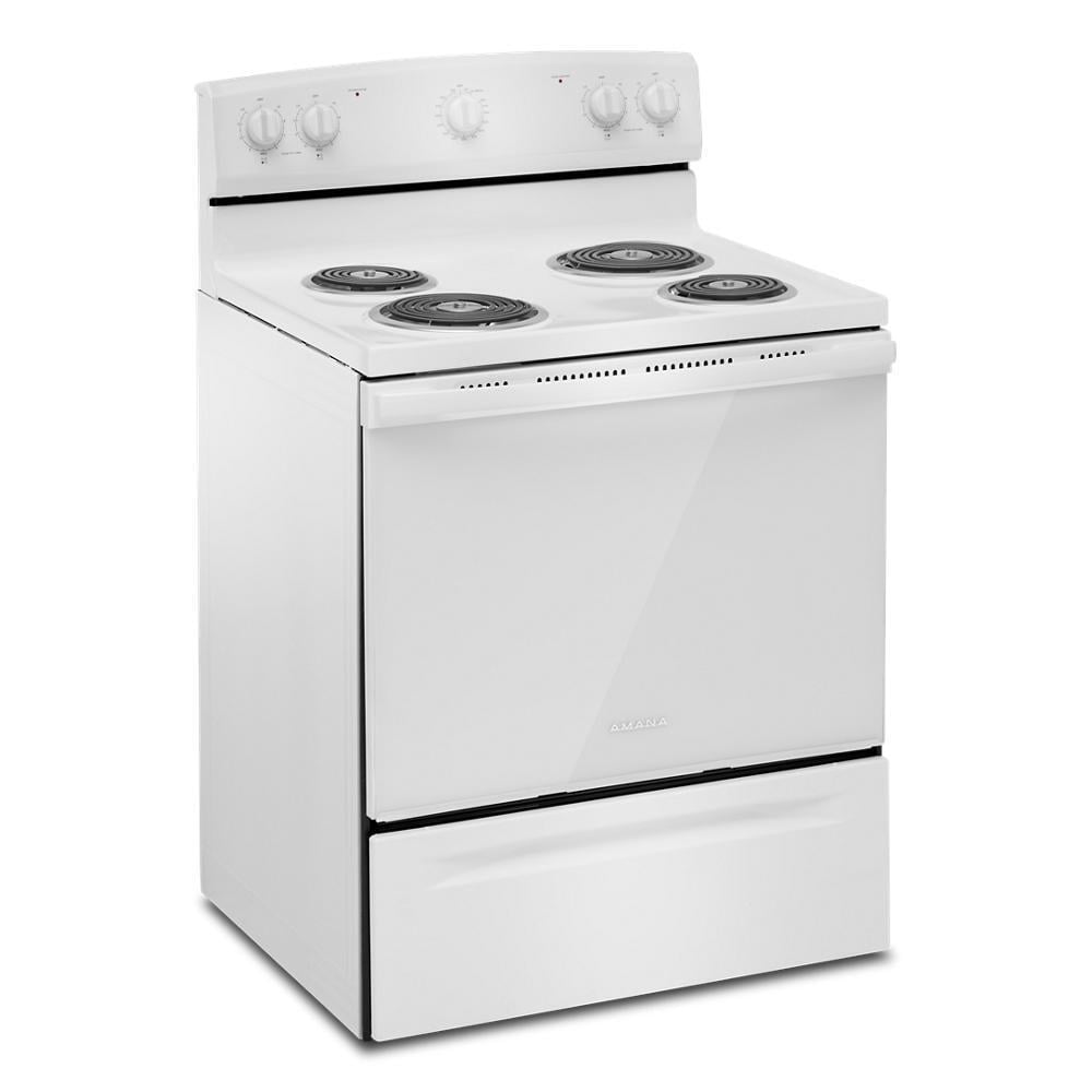 AMANA ACR4203MNW 30" freestanding coil electric range - Walmart.com