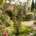 AMARTSY Decorative Metal Garden Plants Support For Climbing Plants For ...