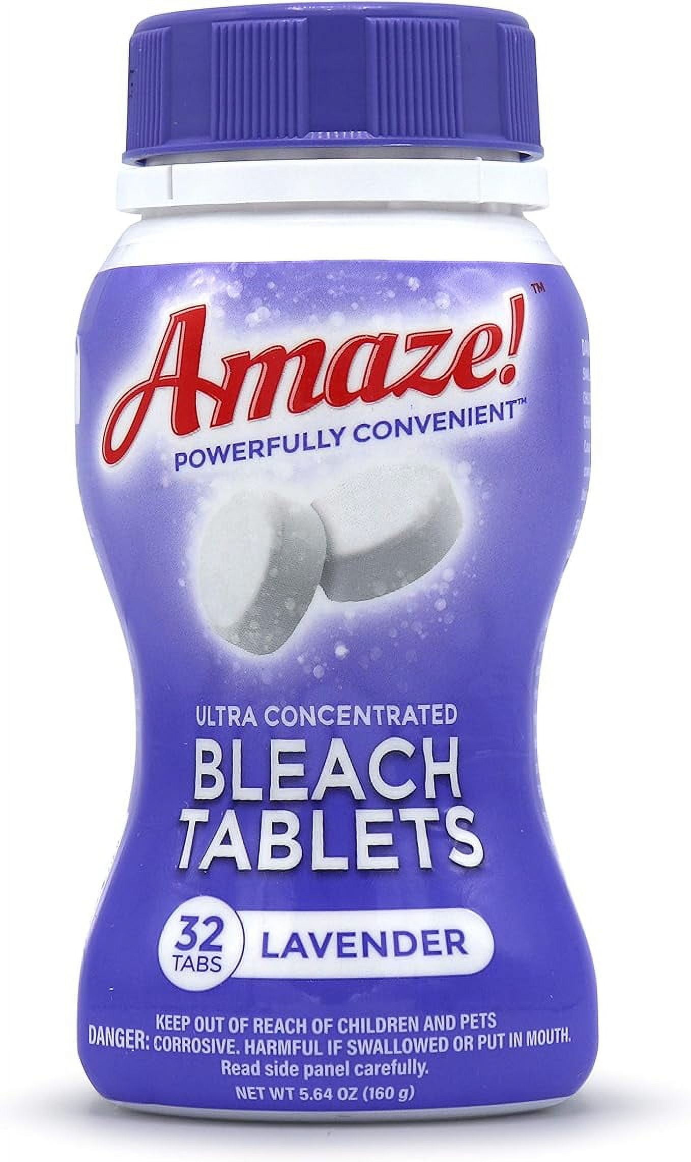 AMAZE Ultra Concentrated Bleach Tablets [32 tablets] - Lavender Scent ...