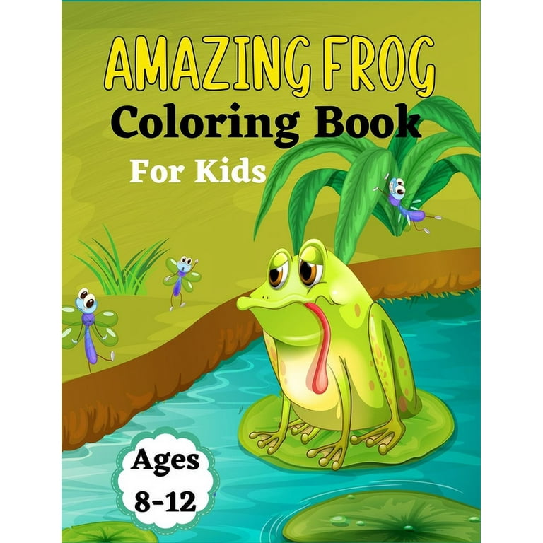 coloring book frogs