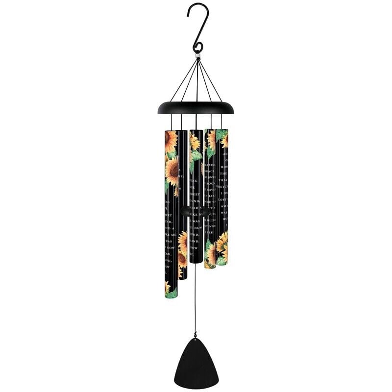 AMAZING GRACE Sunflowers 38" Picturesque Sonnet Wind Chime, by Carson ...