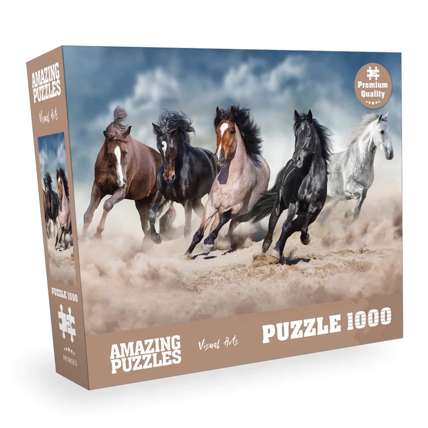 AMAZING PUZZLES 1000 Piece Jigsaw Puzzle for Kids and Adults 19x27in ...