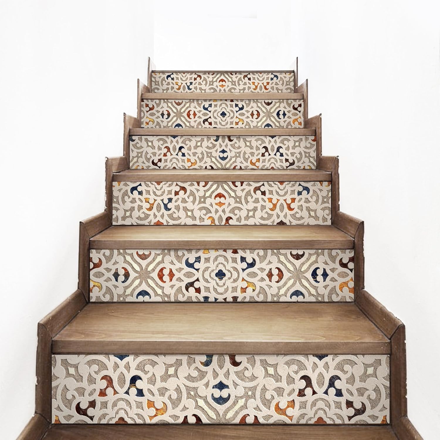 AMAZING WALL Talavera Spanish Bohemian Tiles Style Stairs Self Adhesive ...