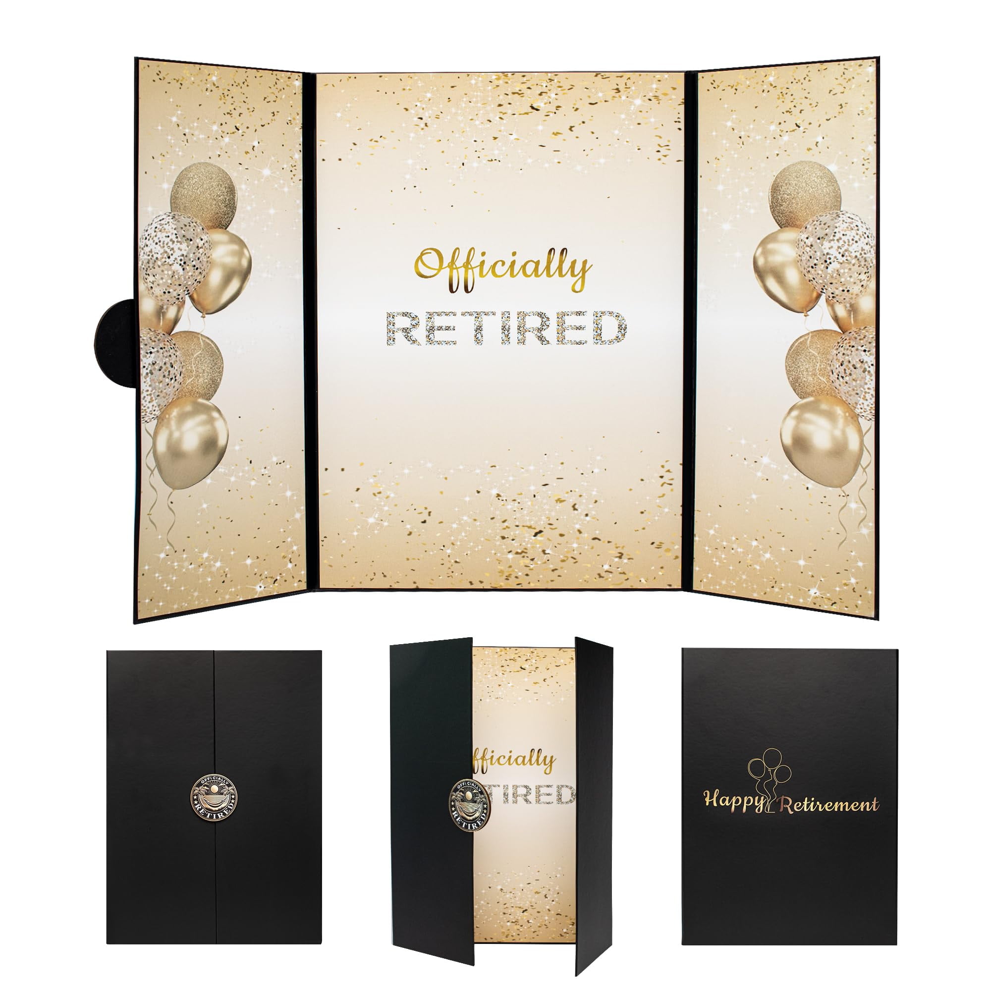 AMAZINGSUN Happy Retirement Party Decorations Signature Guest Book ...