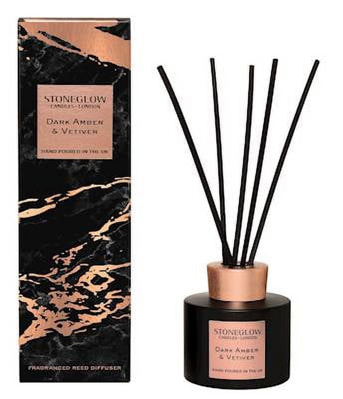 AMBER VETIVERT Stoneglow Luna Reed Diffuser - Walmart.com