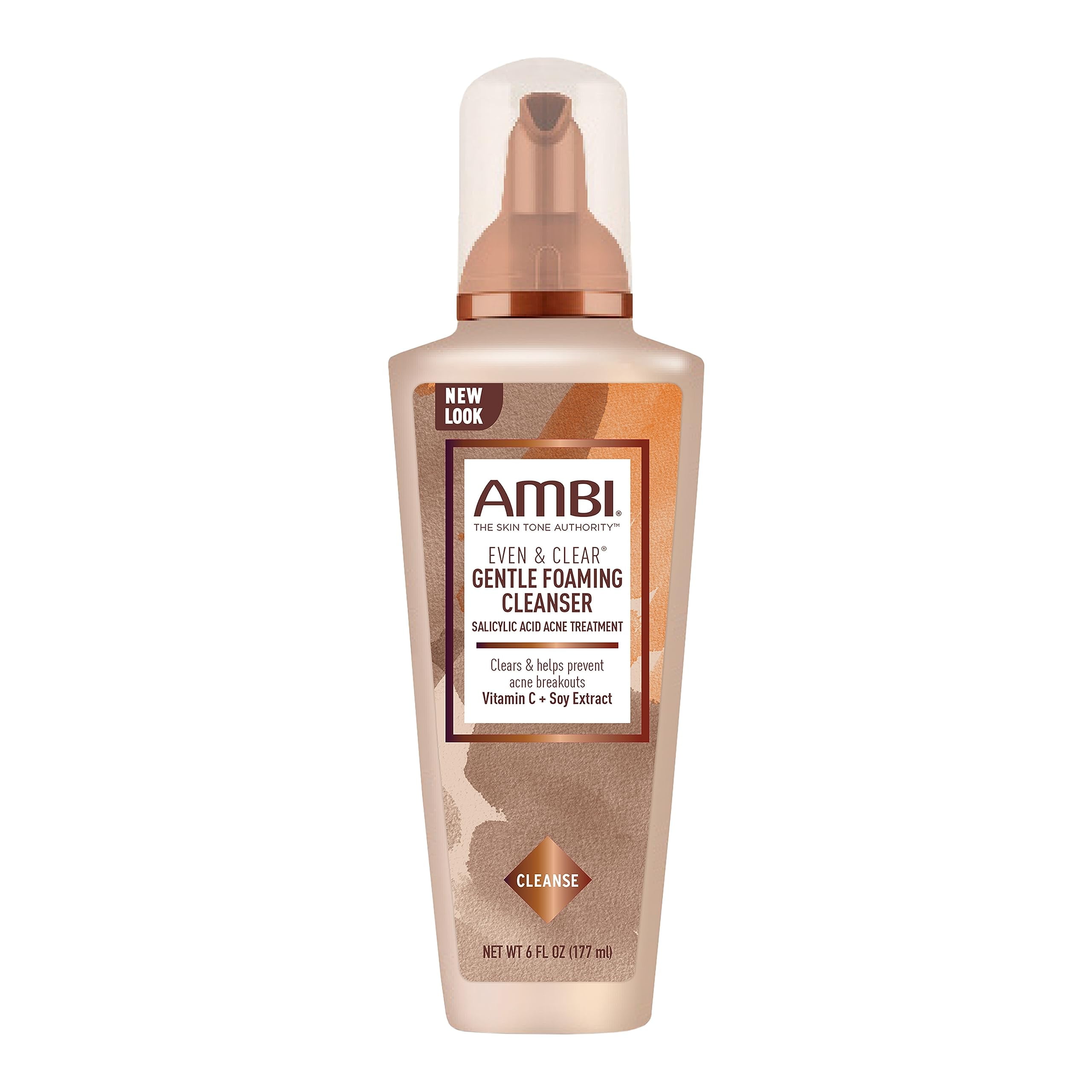 AMBI Even and Clear Foaming Cleanser | Salicylic Acid Acne Treatment | Clears and Helps Prevent ...