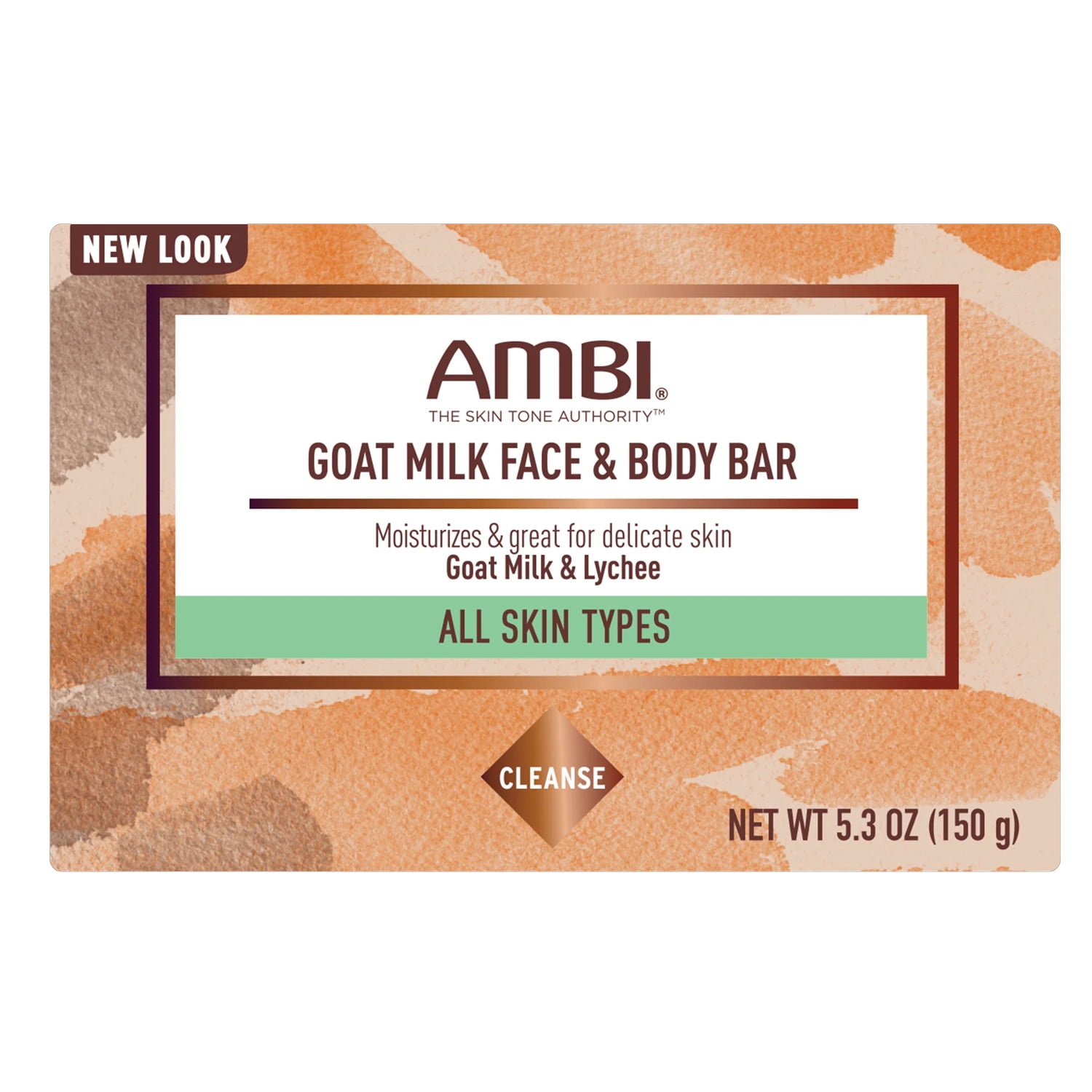 AMBI Goat Milk Face & Body Bar, 5.3 Oz,Pack of 2 - Walmart.com