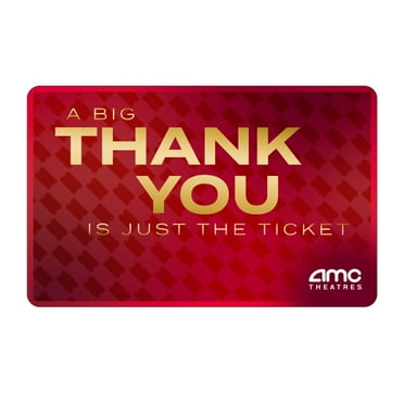 AMC Theatres $25 Gift Card - Walmart.com