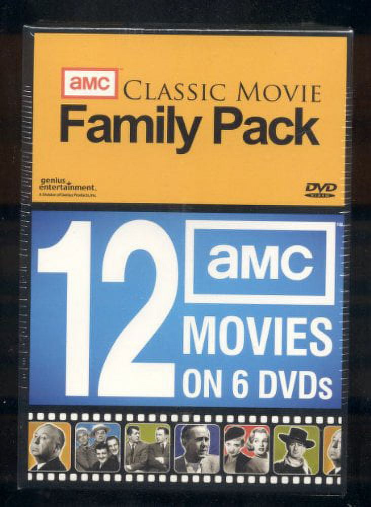 Pre-Owned AMC Classic Movie Family Pack *** 12 Movies // 6 Dvd's ...