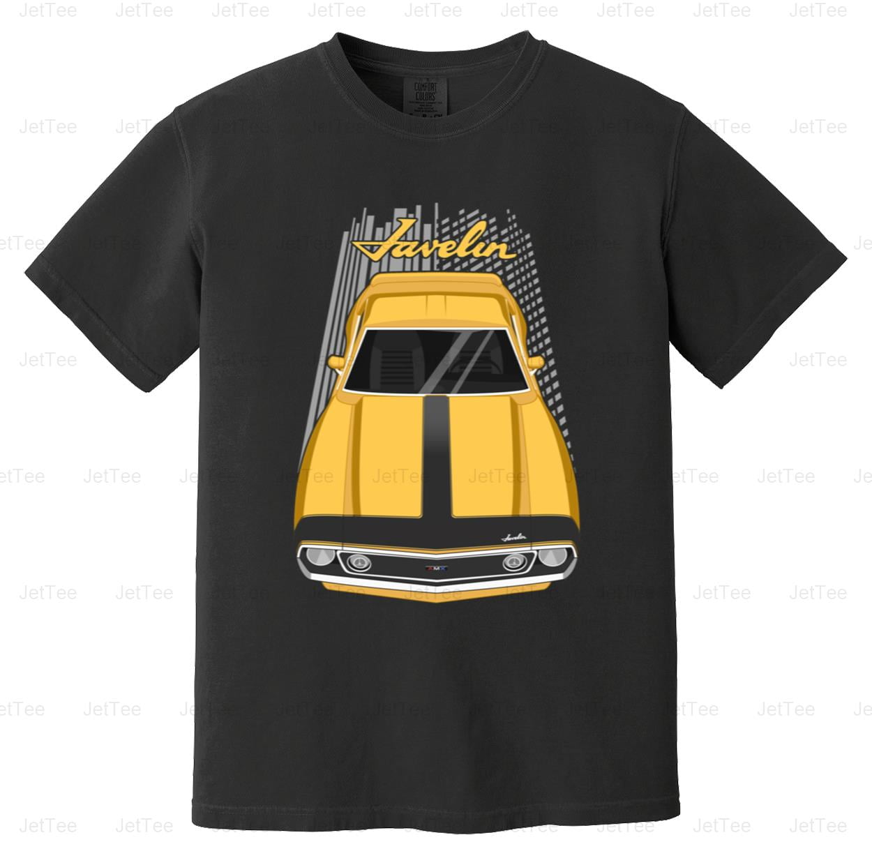 AMC Javelin AMX - Mellow Yellow Classic Muscle Auto Comfort Color T ...