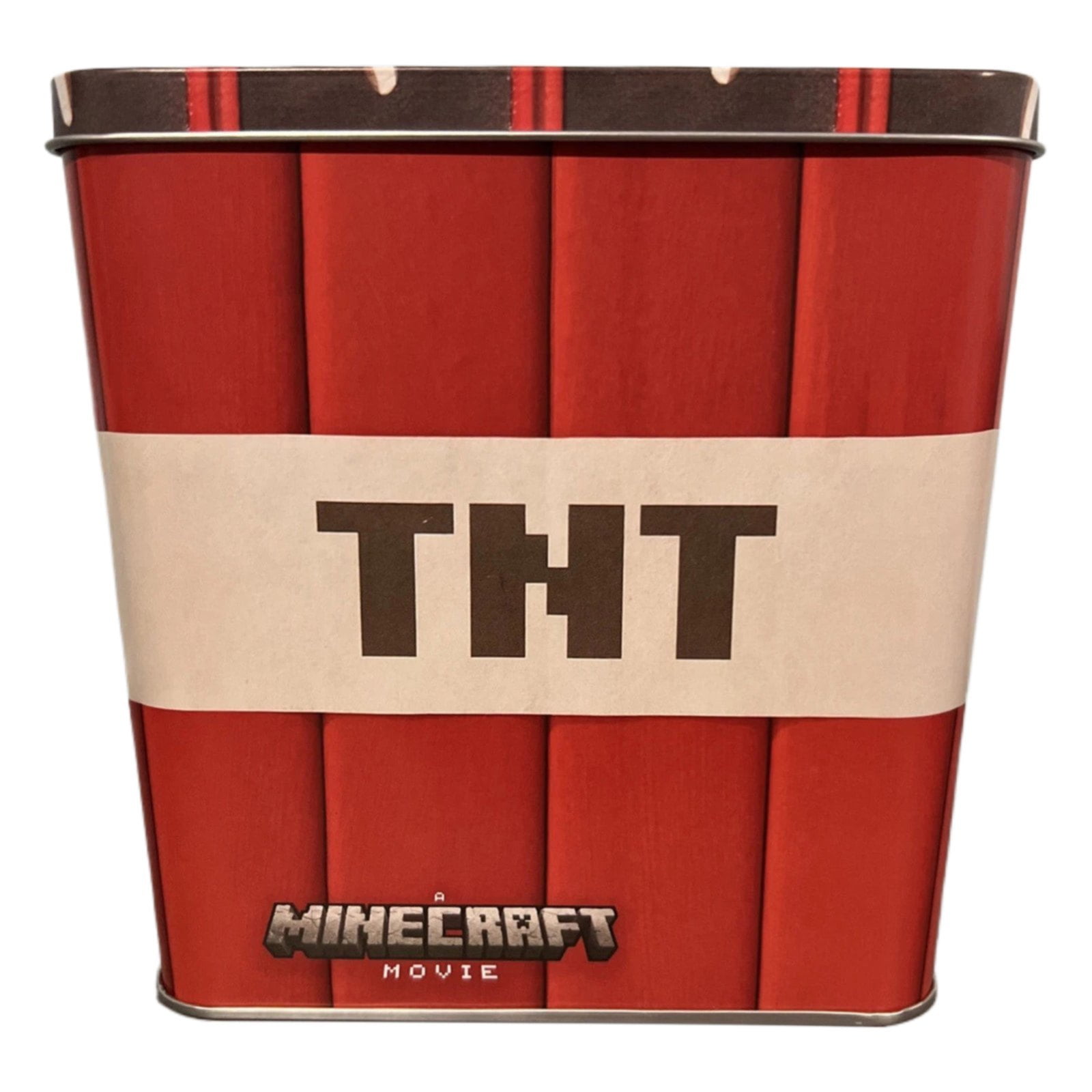 AMC Minecraft TNT Metal Popcorn Bucket Cube – Movie Premier Collectible ...
