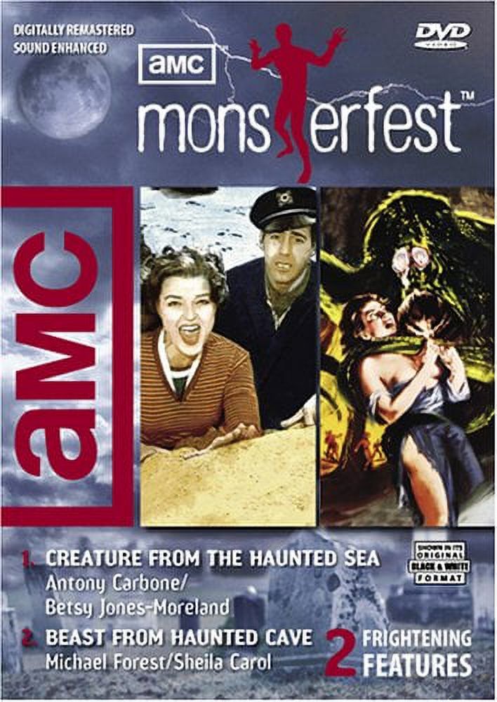 Pre-Owned AMC Monsterfest: Creature From the Haunted Sea/Beast Cave - Walmart.com