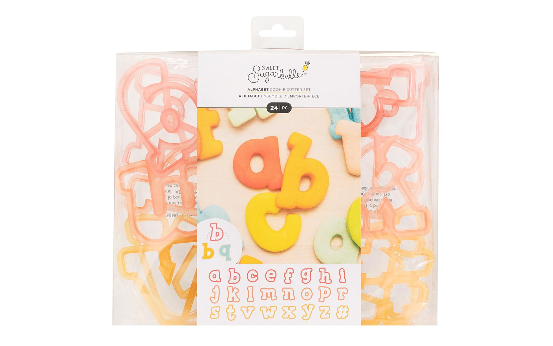 AMC Sugarbelle Cookie Cutter Set Alphabet 24pc - Walmart.com