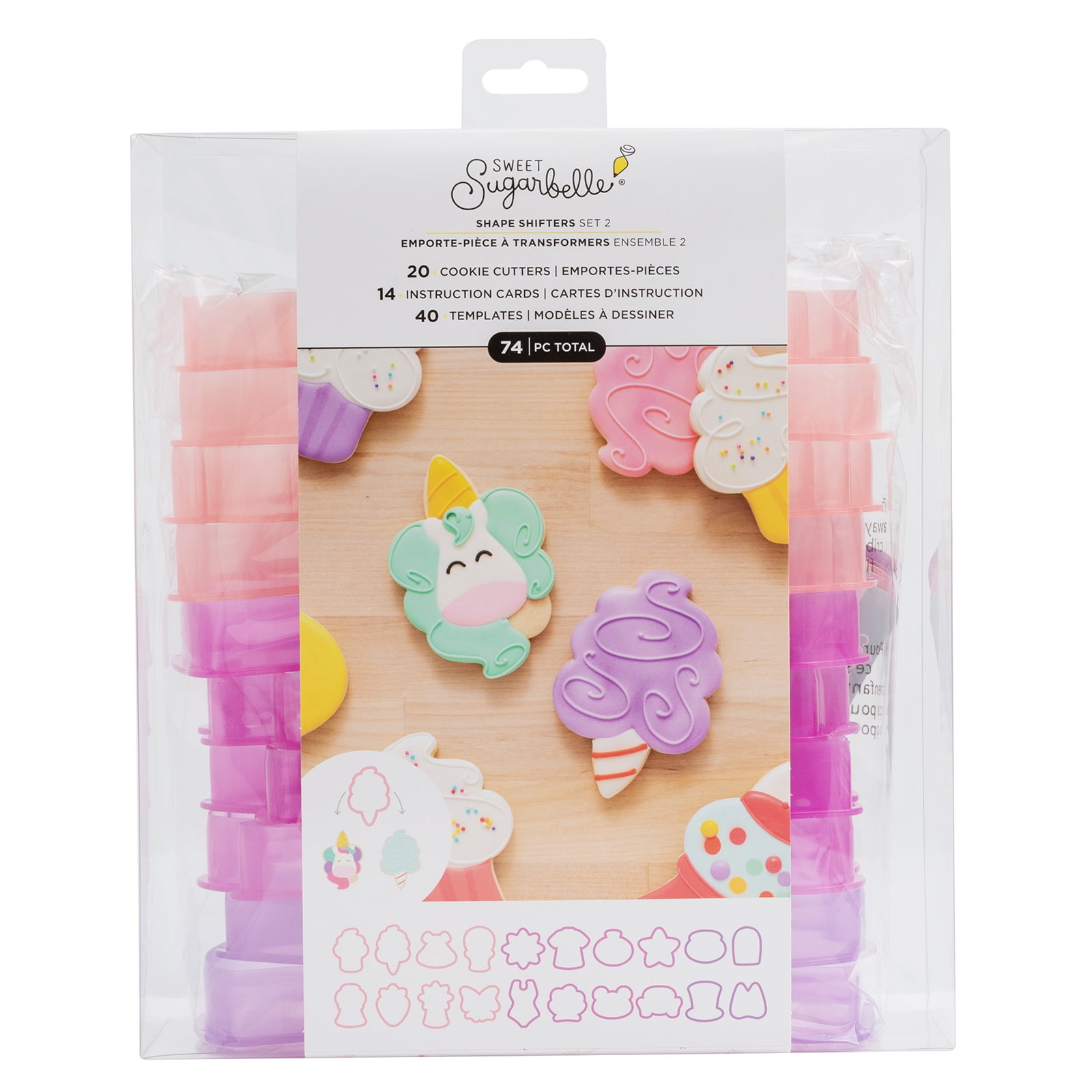 AMC Sugarbelle Cookie Cutter ShapeShifterSet2 74pc - Walmart.com