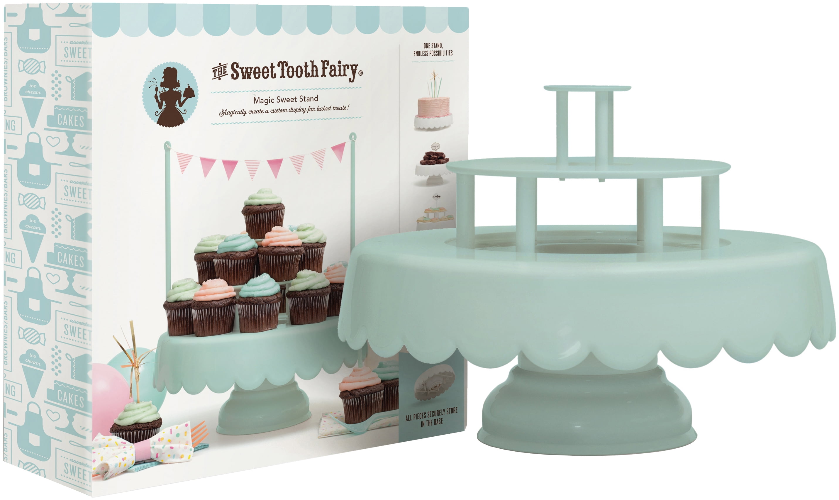 Free Shipping! American Crafts Sweet Tooth Fairy Cake Stand Mint ...