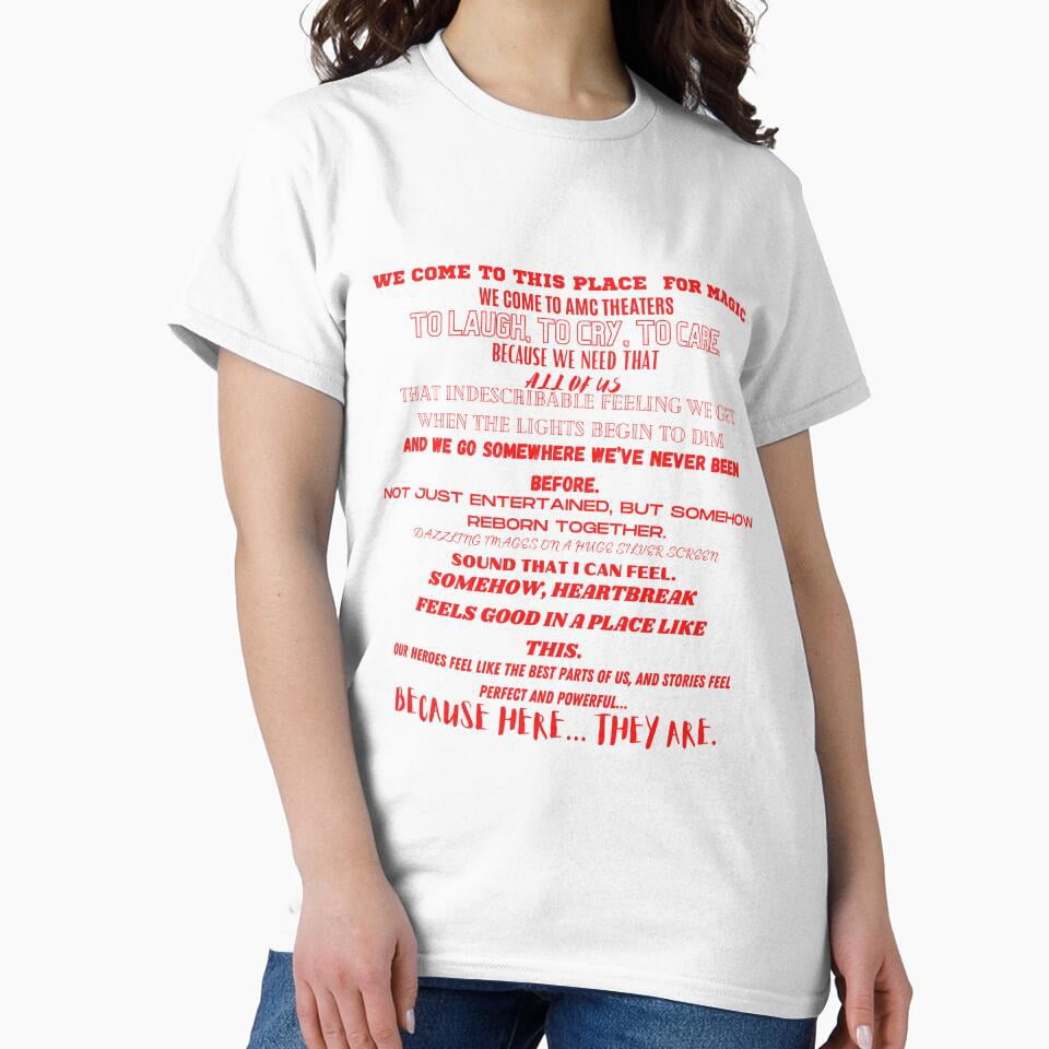 AMC Theaters Speech Cinematic Magic Feels Good T-Shirt - Walmart.com