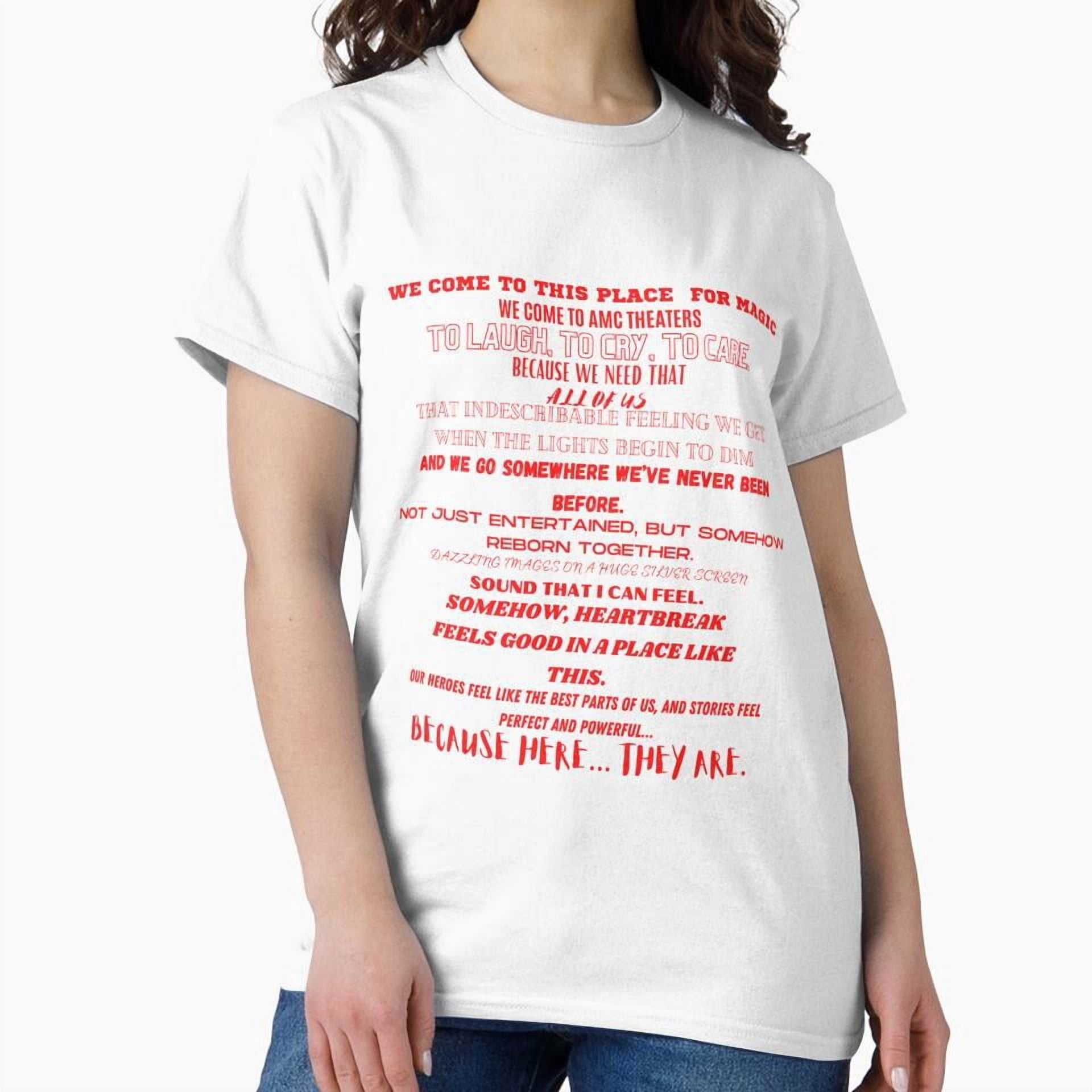 AMC Theaters Speech Cinematic Magic Feels Good T-Shirt - Walmart.com