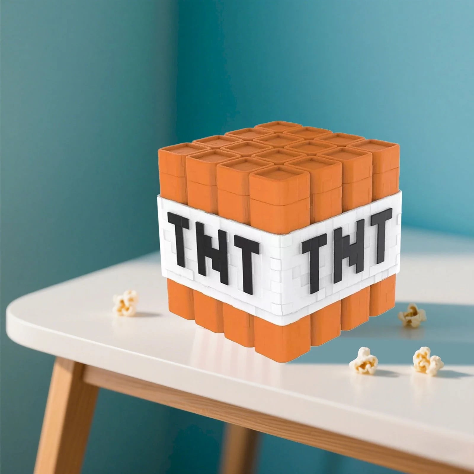 AMC Theatre A Minecraft Movie TNT Block Popcorn Tin Bucket BRAND ，A ...