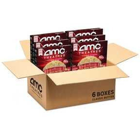 AMC Theatres Classic Butter Ready to Eat Popcorn, Authentic Movie ...