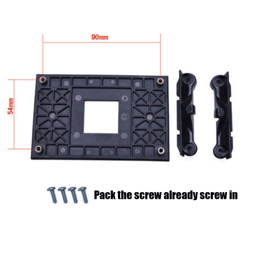 AMD AM 4 CPU Heatsink Fadjustablean Bracket Base 90x54mm for B350, X370 ...