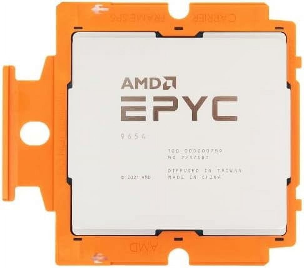 AMD Epyc 9654 Processor 96 Core 2.4GHz 384MB L3 Cache TDP 360W SP5 Socket (4th gen, Genoa) (100 ...