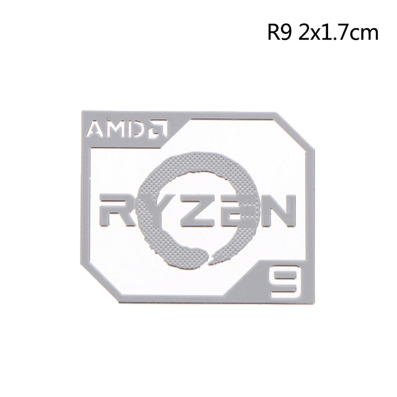 AMD Processor Series Sticker For ATHLON Ryzen R9 R7 R5 R3 Generation ...