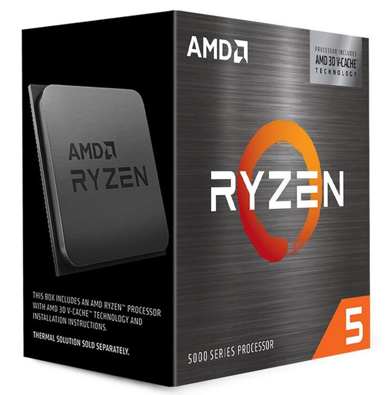 AMD Ryzen 5 5600X3D 105W AM4, DDR4 Up to 4.4GHz Desktop Processor ...