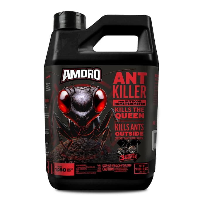 AMDRO 1 lb. 1,080 sq. ft. Outdoor Ant Killer Granule Bait for Home ...
