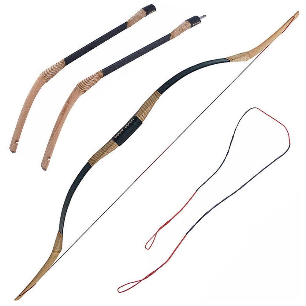Buy 1pc Archery Traditional Bow Draw Weight 35lbs Longbow Takedown Bow ...