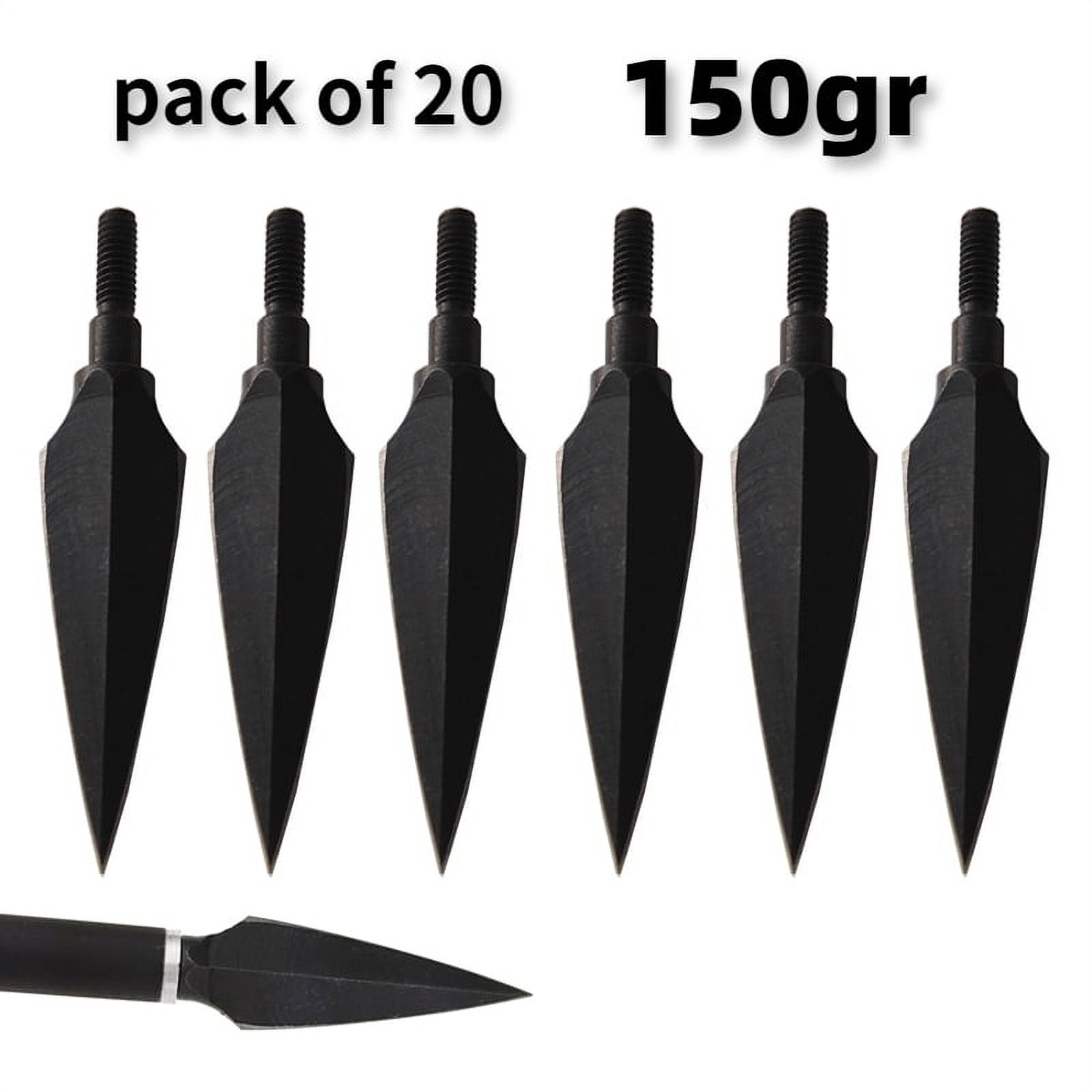 AME Archery Arrowheads Traditional Broadheads 150Gr Screw-in Fishing ...