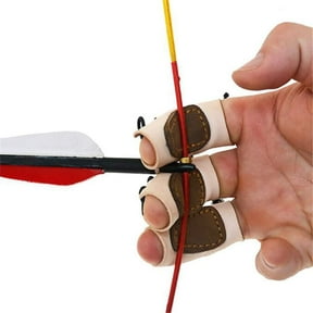 Safari Choice Archery Leather Finger Protector Tab Guard Right Hand ...