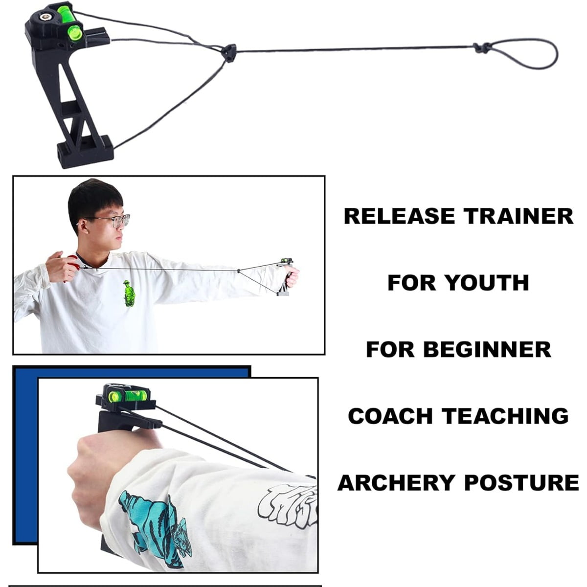 AME Compound Bow Release Trainer - Archery Bow Training Aids for Youth ...