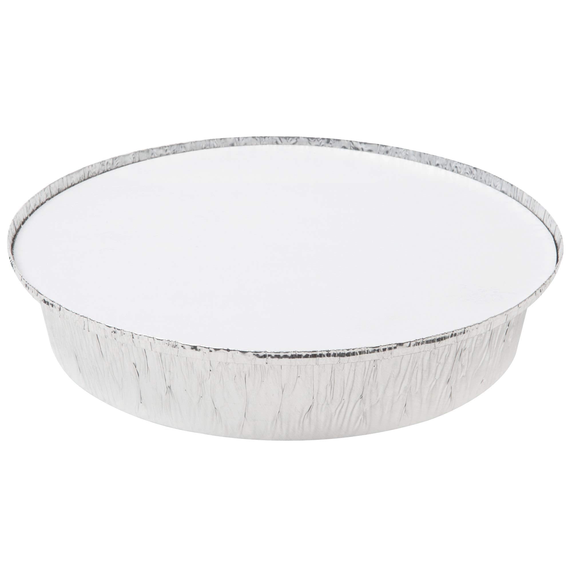 AME D'ESSENCE (100 PC/SET) - 7" Round Foil Container with Flat Board ...