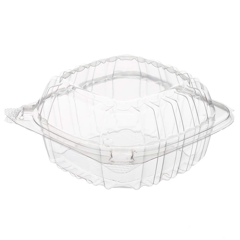 AME D'ESSENCE (500 PACK-5X5X3) Clear Plastic Food Container with Hinged ...