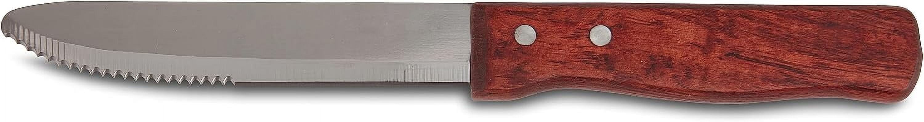 AME D’ESSENCE Set of 144 Stainless Steel Jumbo Steak Knives - 5 Inch ...