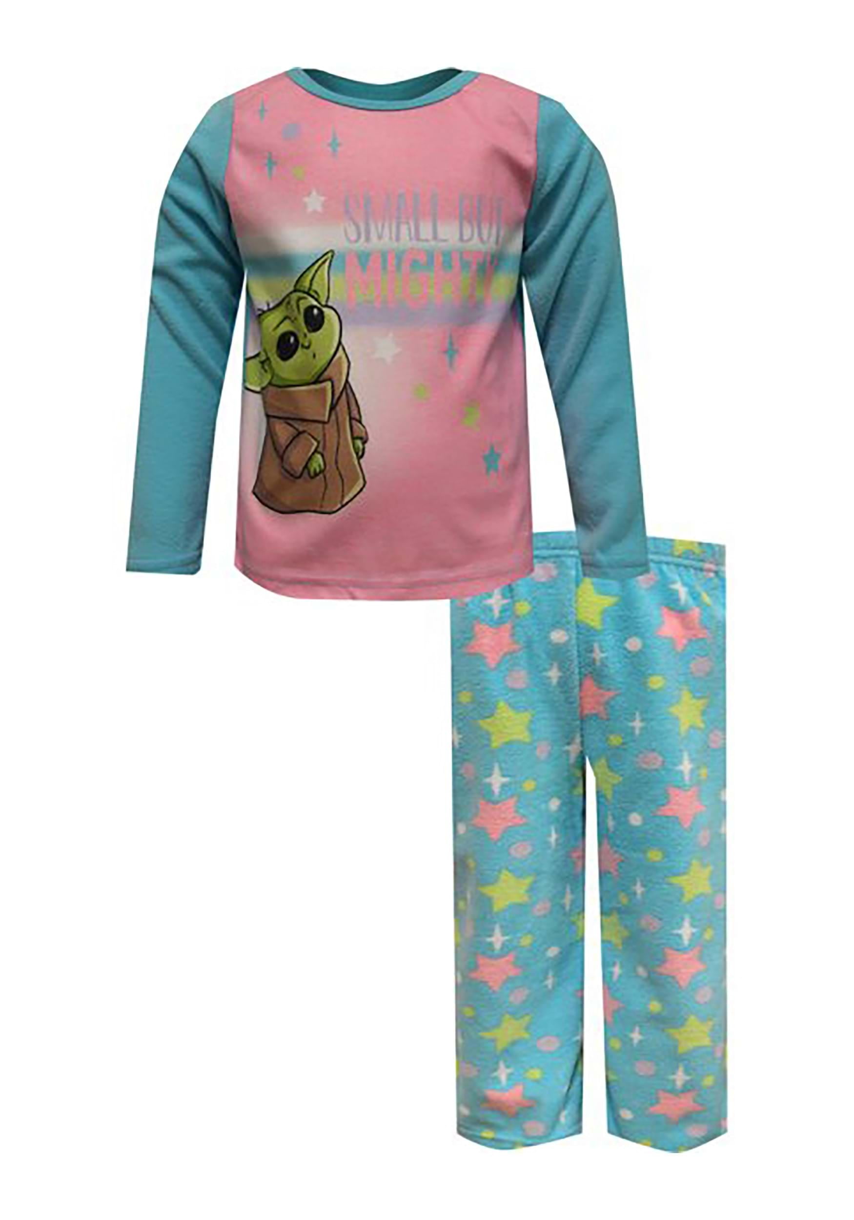 AME Sleepwear Girls Star Wars Toddler Pajamas, Grogu Baby Yoda ...