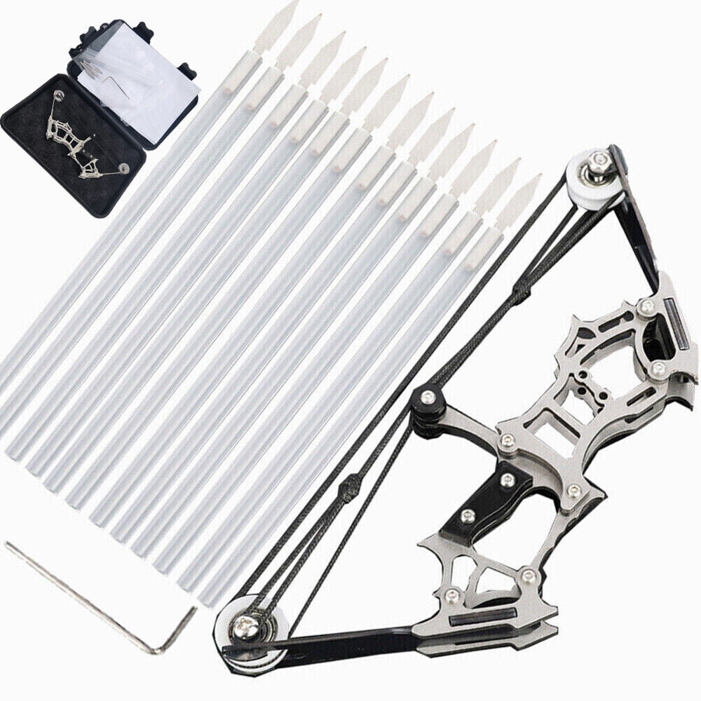 AME Mini 6 Inches Compound Bow Kit Arrows Archery Toy Gift Target ...