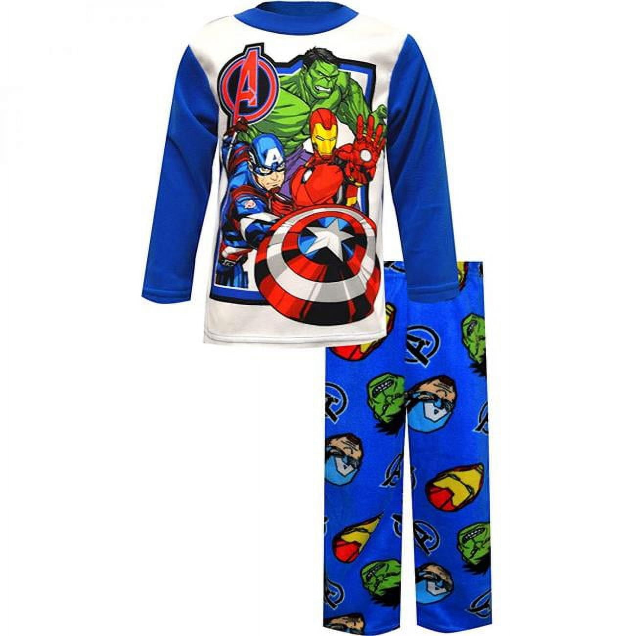 AME Sleepwear Boys Marvel Comics The Avengers Classic Fleece Pajamas (8 ...