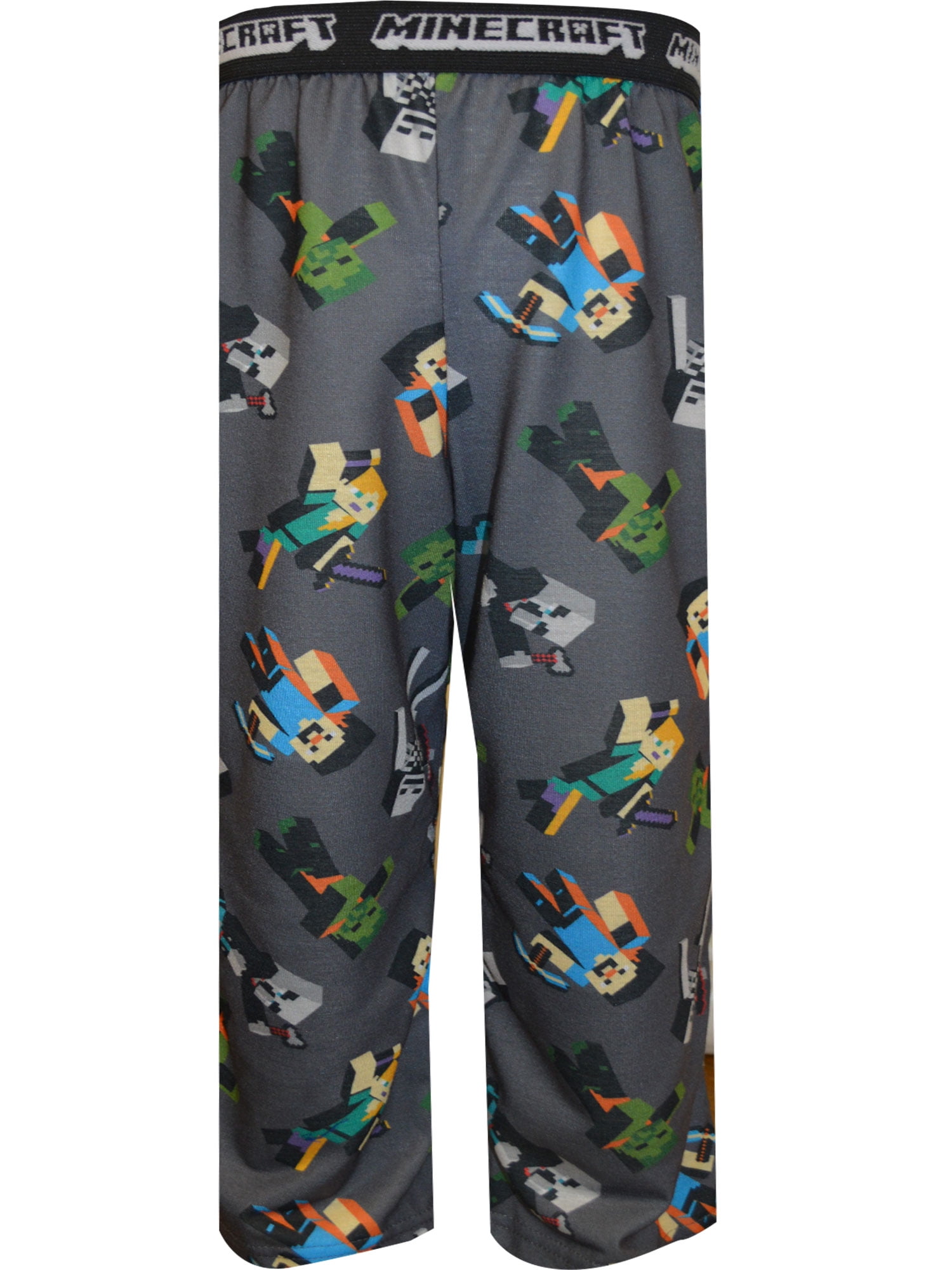 AME Sleepwear Boys Minecraft Zombies, Skeletons and Pillagers Boy's ...