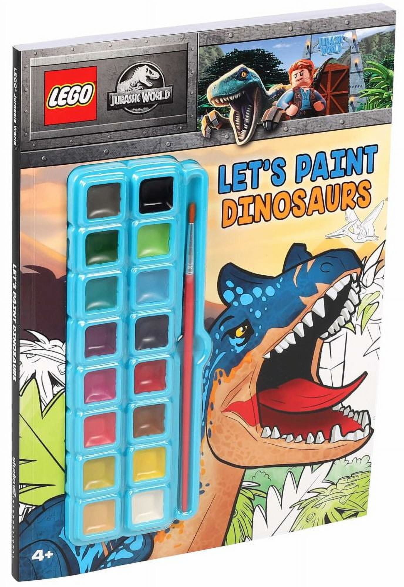 AMEET PUBLISHING: LEGO Jurassic World: Let's Paint Dinosaurs (Paperback ...