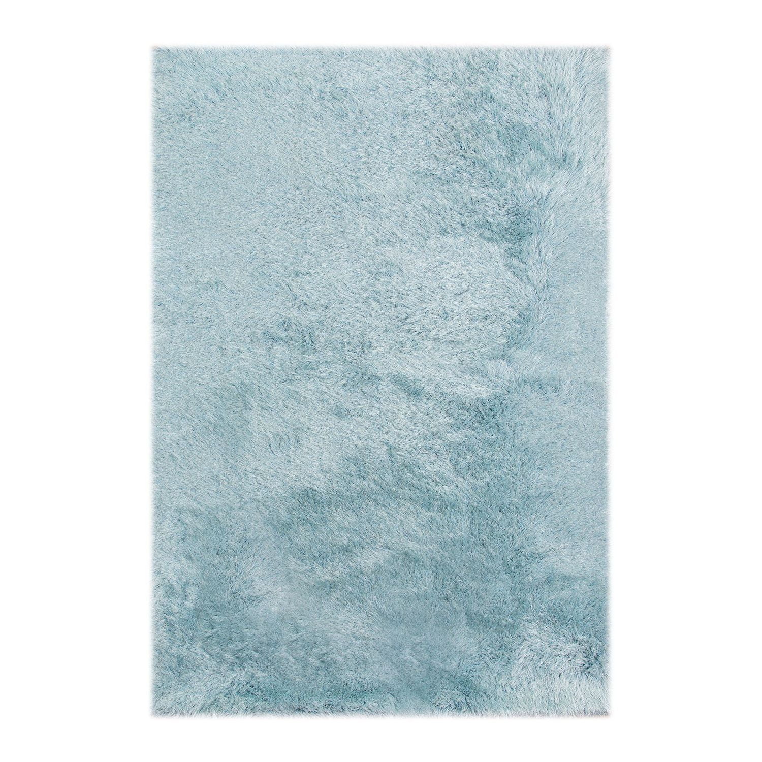 AMER Light Blue Shag Area Rug 3'x5' - Walmart.com