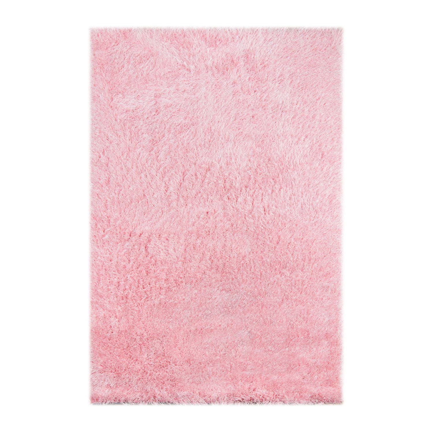 AMER Pink Shag Area Rug 3'x5' - Walmart.com