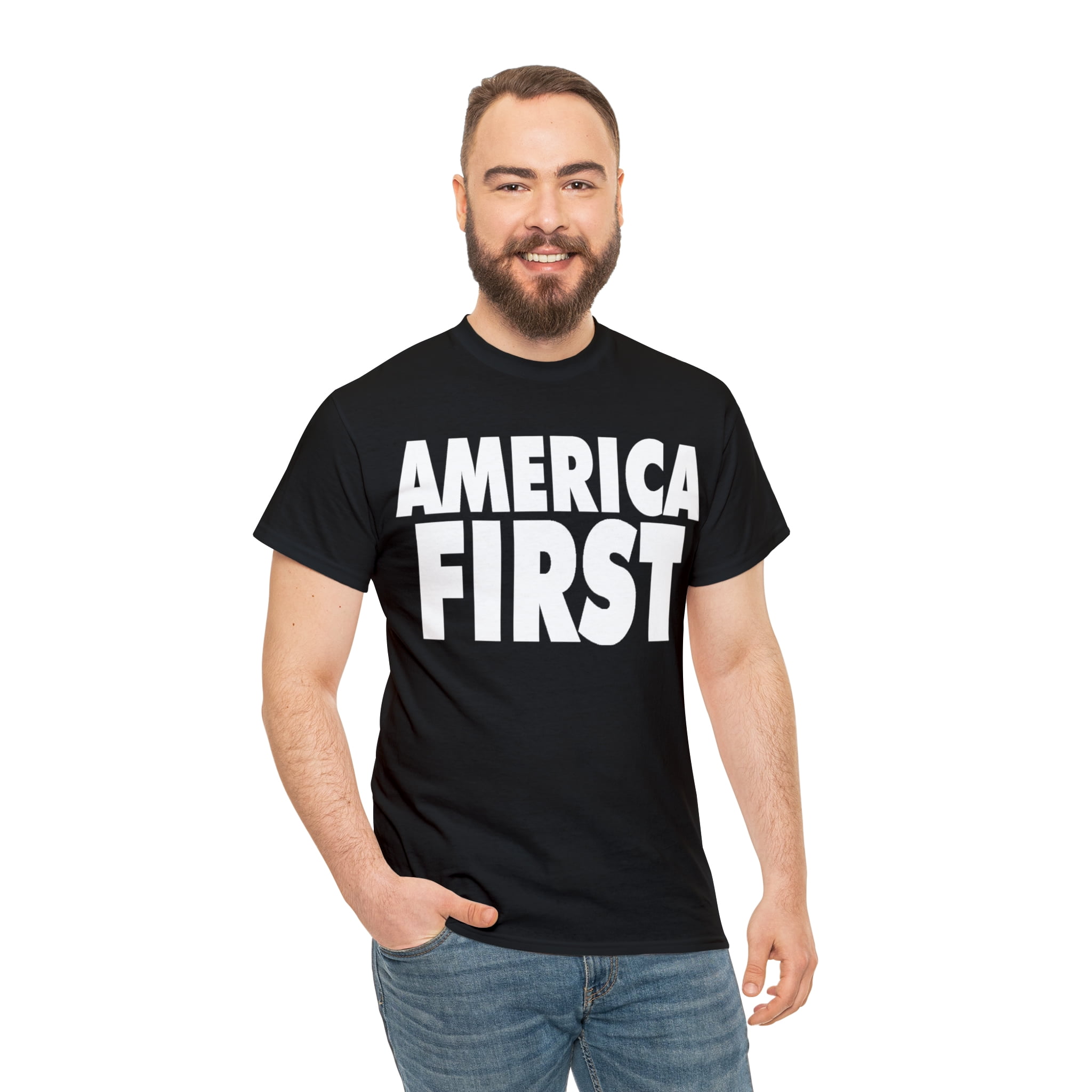 AMERICA FIRST Short Sleeve Tee - Walmart.com