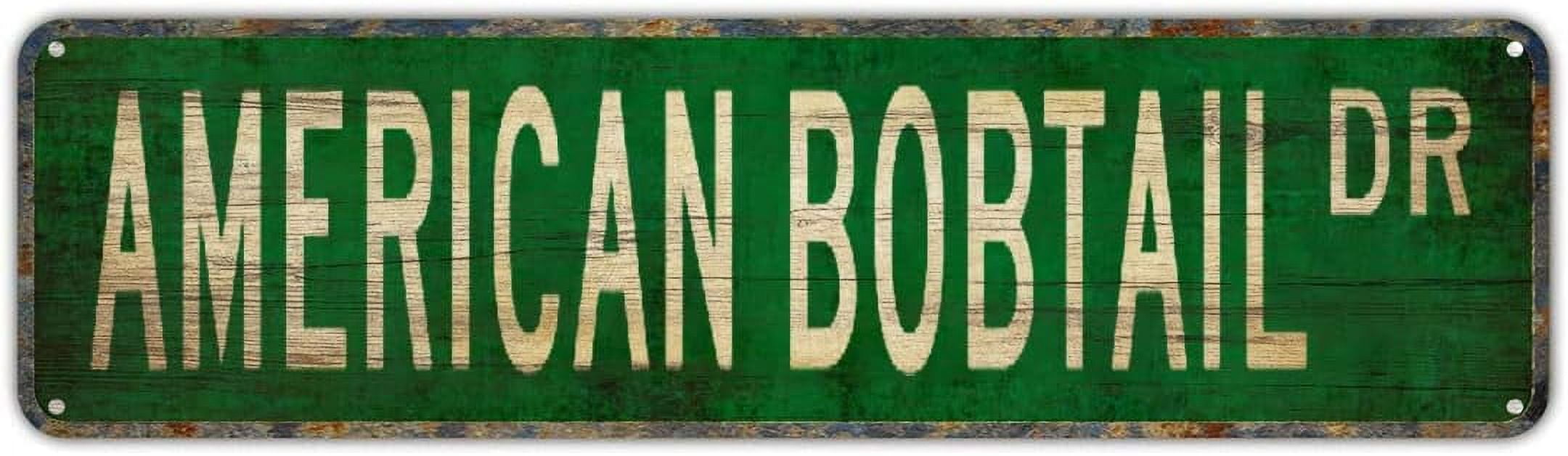 AMERICAN BOBTAIL DR Vintage Signs Retro Tin Signs Art Plaque Aluminum ...