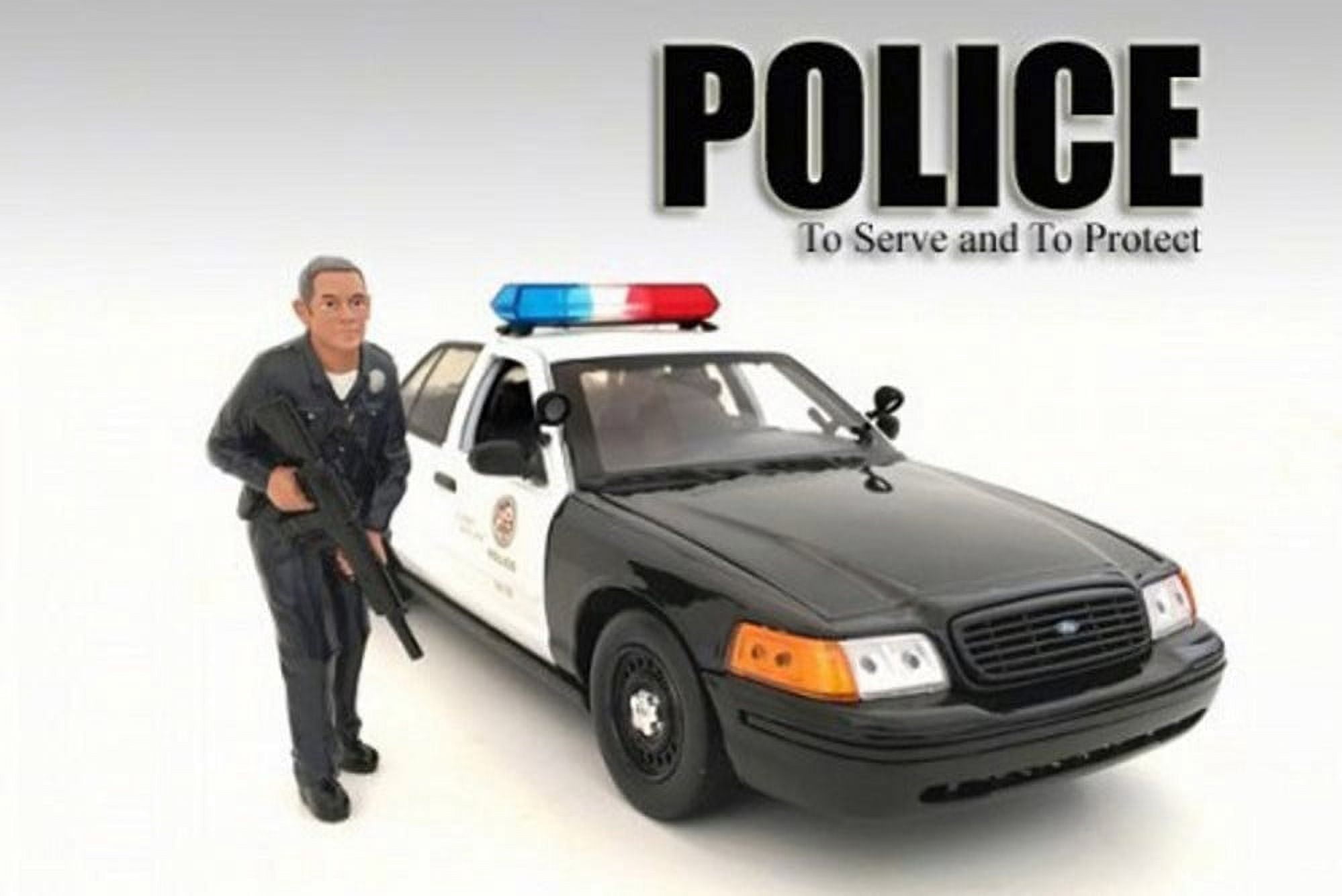 AMERICAN DIORAMA 1:24 POLICE OFFICER II (FIGURE ONLY) AD-24032 ...