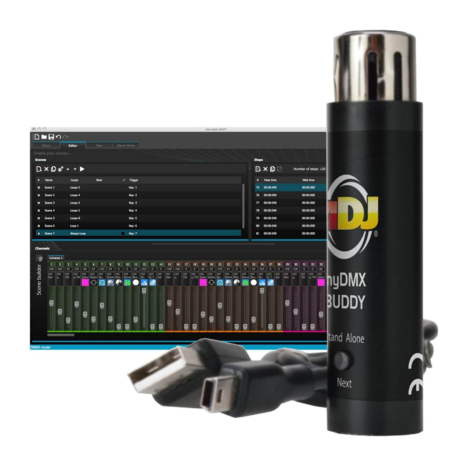 AMERICAN DJ myDMX Buddy USB Computer Software LED Thailand | Ubuy