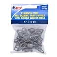 AMERICAN FISHING WIRE AFW Stainless Steel Ball Bearing Snap Swivels ...