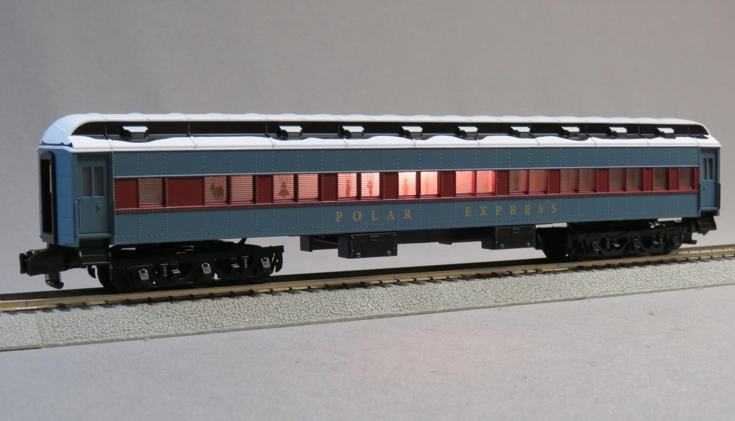 AMERICAN FLYER Polar Express Puppet CAR w/Snow ON ROOF S Gauge ...